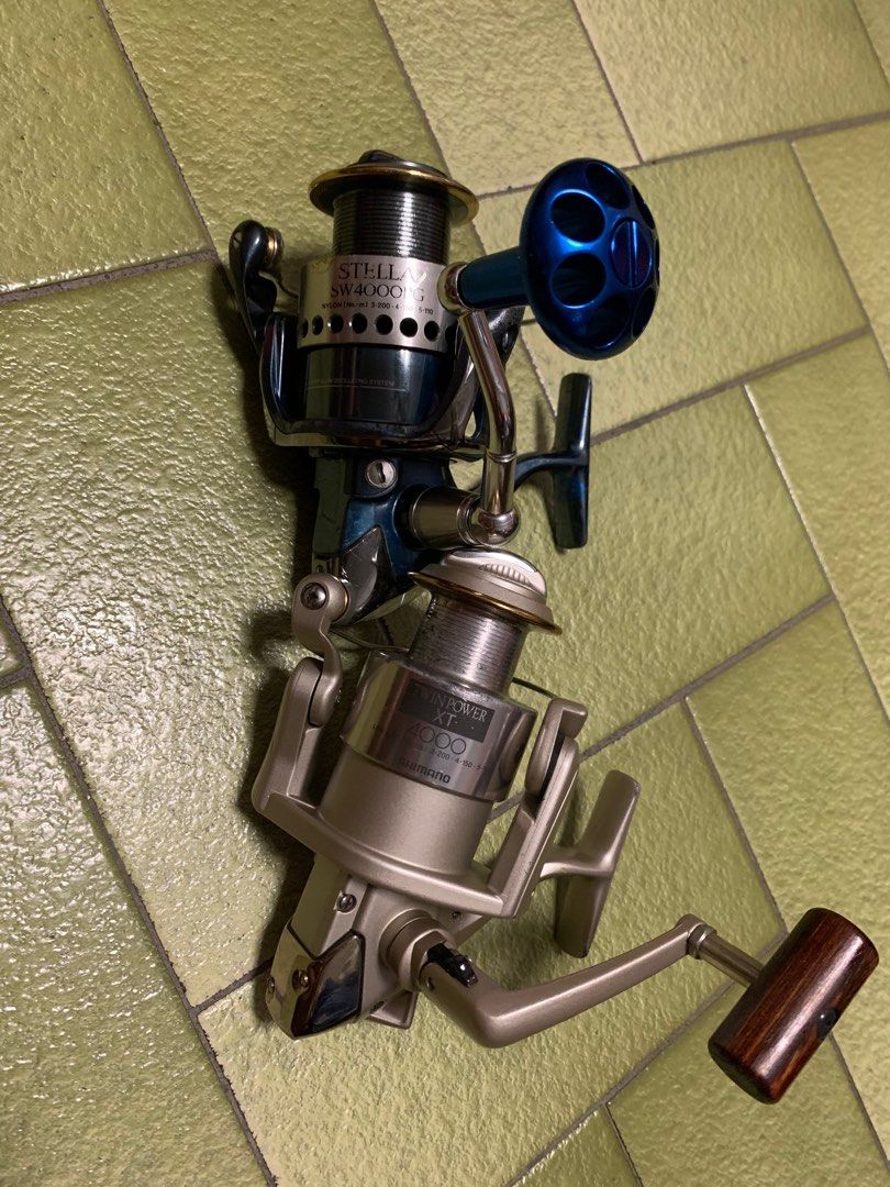 Shimano Stella SW4000PG & TwinPower 400XT, Sports Equipment, Fishing on ...