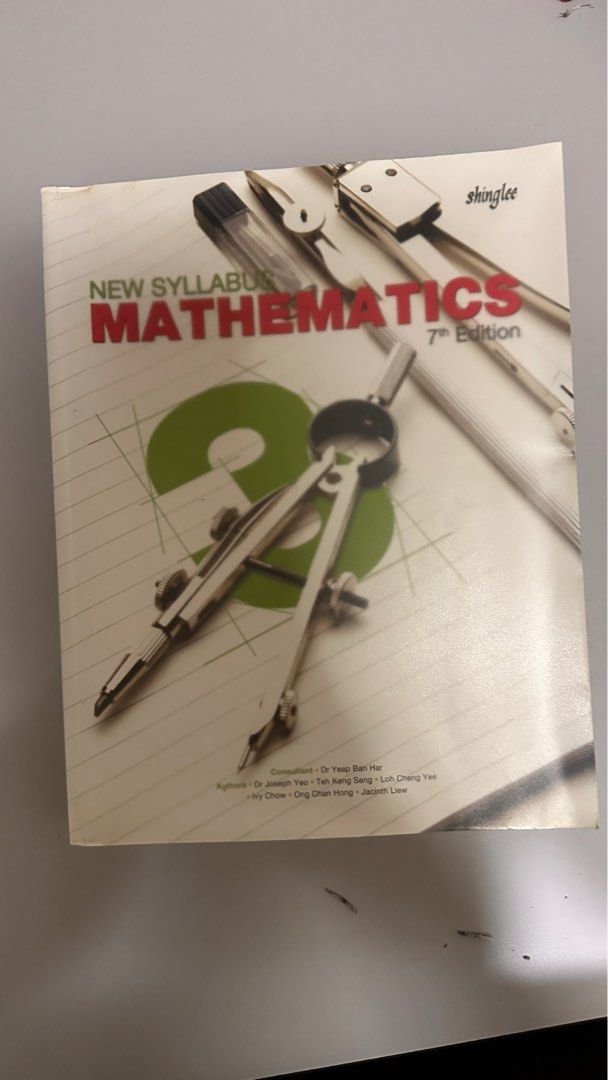 Shinglee S3 Mathematics textbook, Hobbies & Toys, Books & Magazines, Textbooks on Carousell