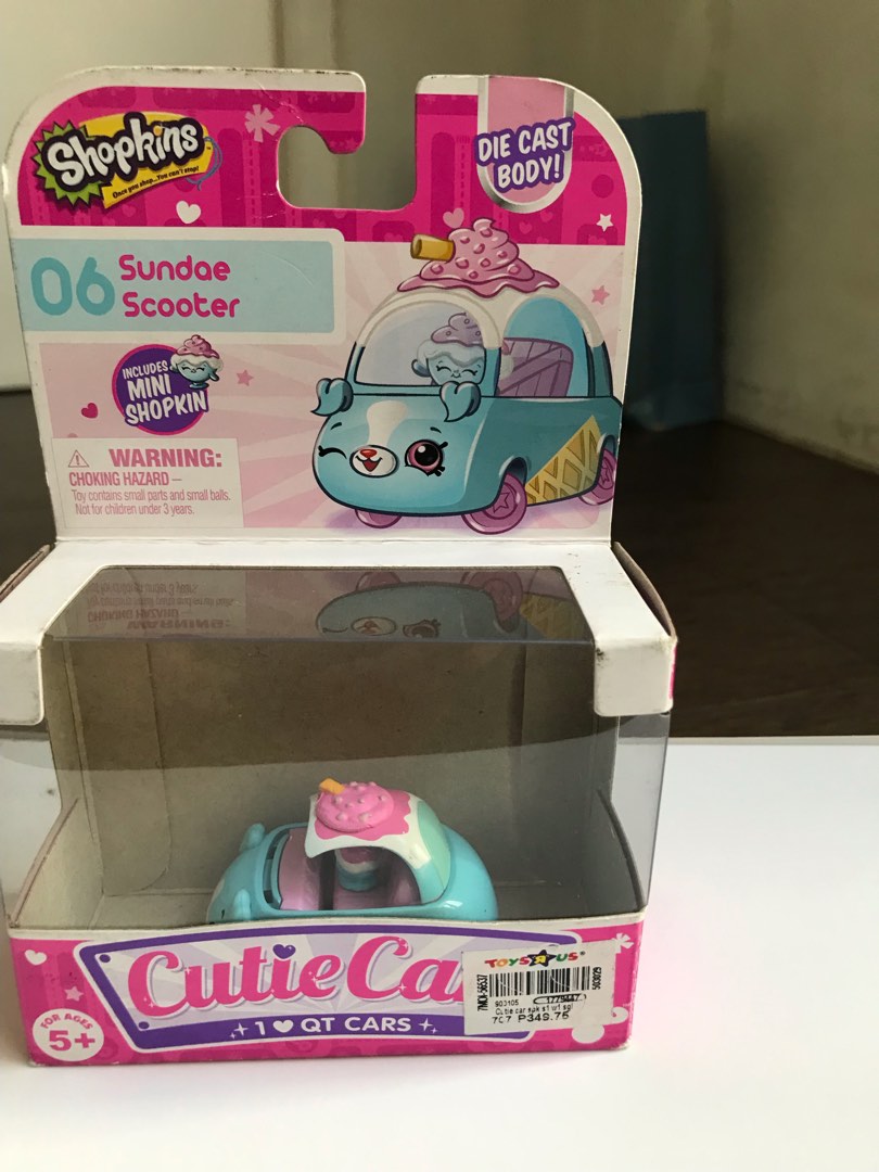Shopkins cutie car blue, Hobbies & Toys, Toys & Games on Carousell