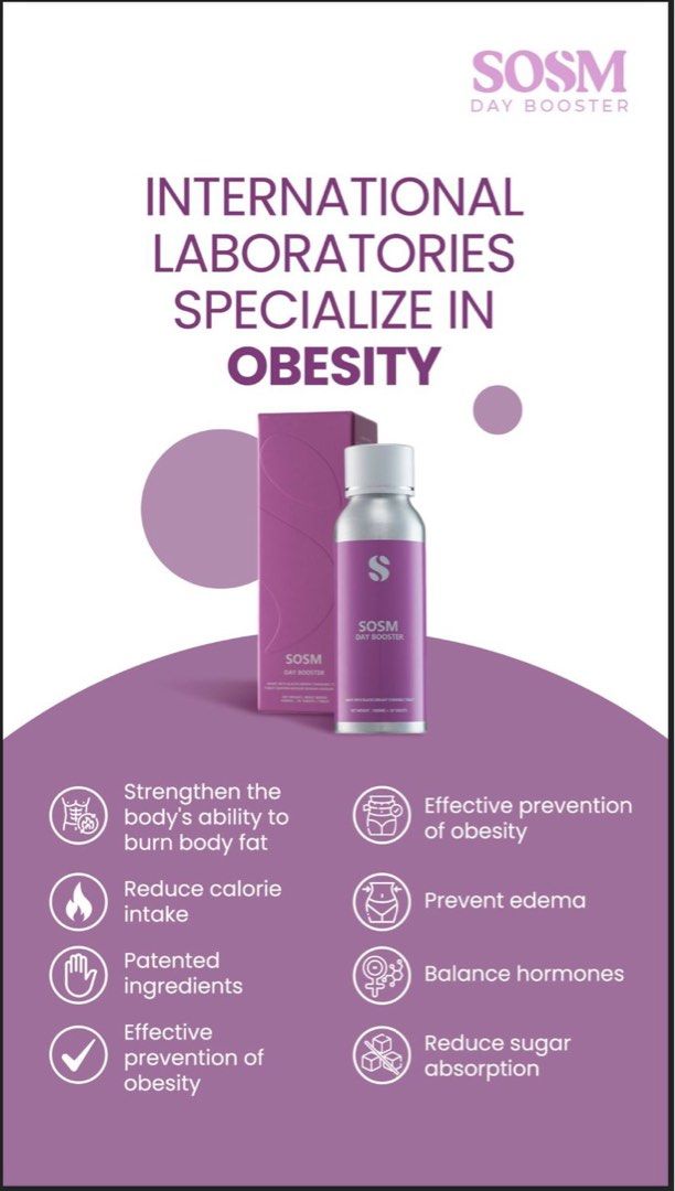 Som1 SOSM Day Booster & Night Booster, Health & Nutrition, Health ...