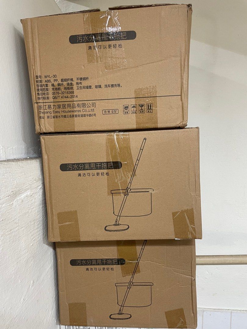 Spin Mob Bucket - Floor cleaner, Furniture & Home Living, Cleaning ...