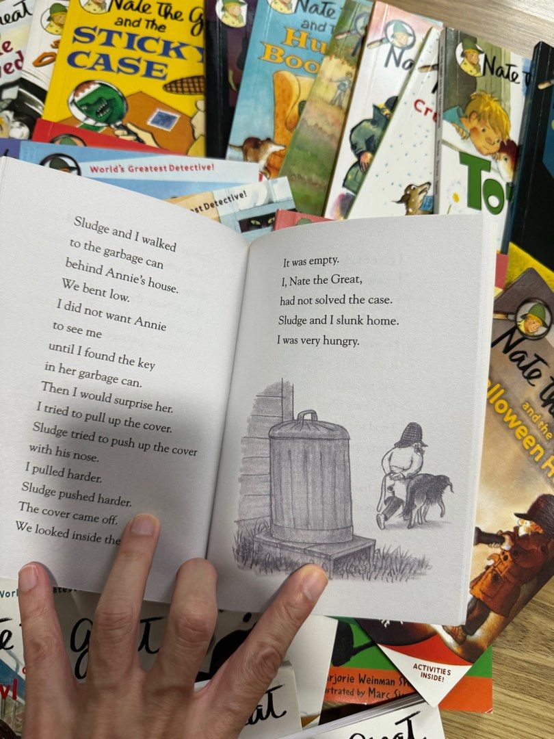 Story books- Nate the great series, Hobbies & Toys, Books & Magazines ...