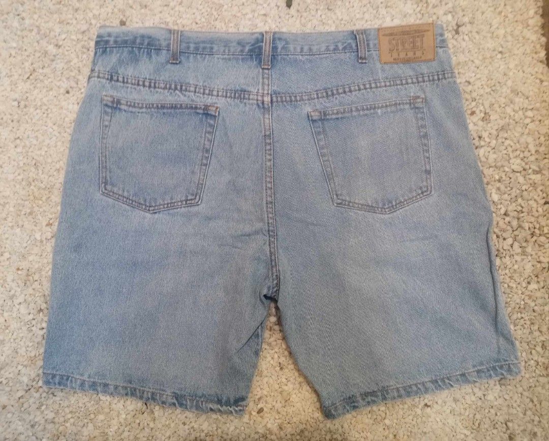 STREET JEANS LIGHT BLUE JORTS, Men's Fashion, Bottoms, Joggers on Carousell