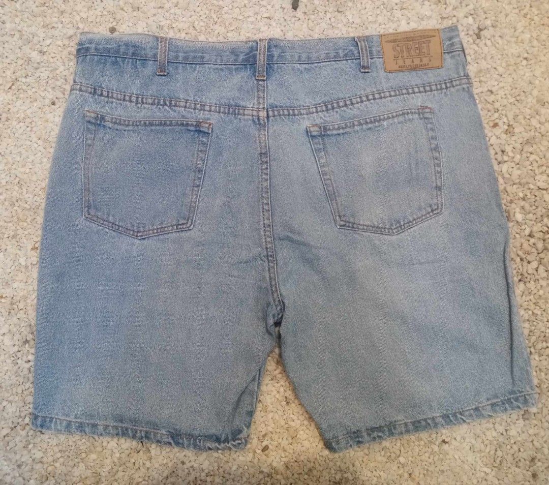 STREET JEANS LIGHT BLUE JORTS, Men's Fashion, Bottoms, Joggers on Carousell