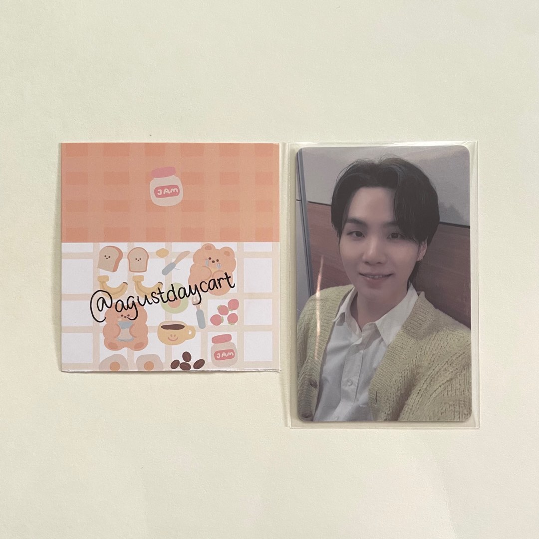 BTS Yoongi Suga Agust D D-Day Tour Seoul Lucky Draw LD Photocard ...