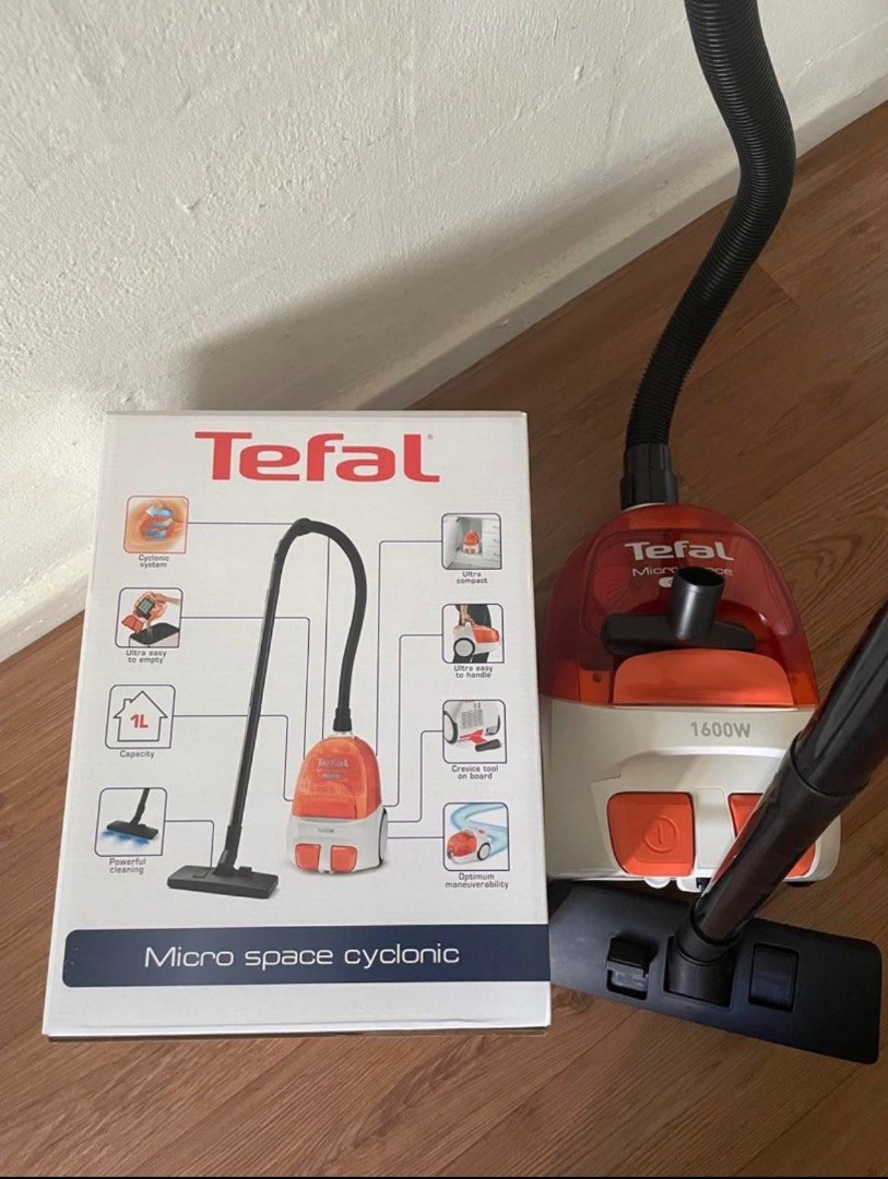 Tefal TW3233 Micro Space Cyclonic Vacuum Cleaner- warranty till 2025 ...