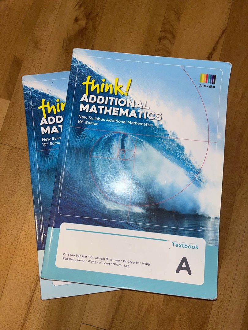 think additional mathematics A&B textbooks, Hobbies & Toys, Books ...