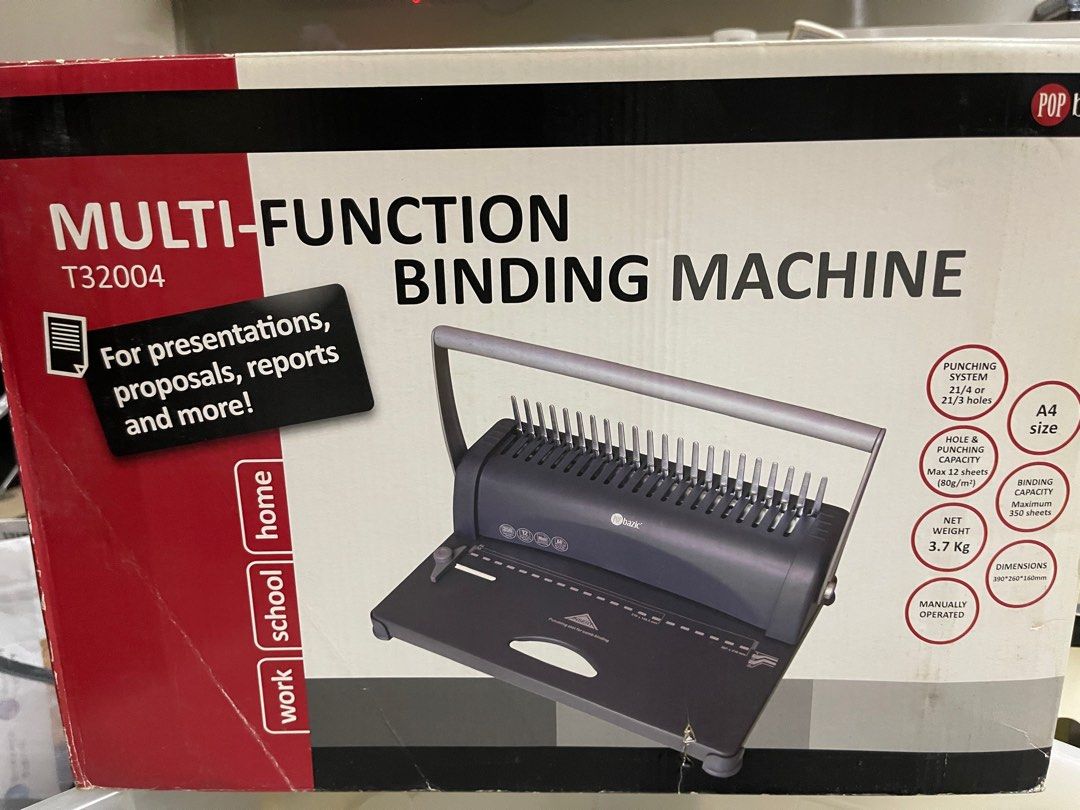 Tiptop condition binding machine, Computers & Tech, Office & Business ...