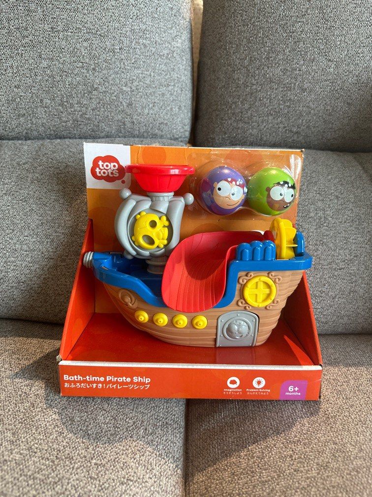 Top Tots bath time pirate ship toy, Babies & Kids, Infant Playtime on ...
