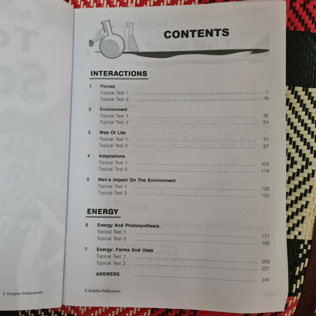 Topical Science Practice Papers P6, Hobbies & Toys, Books & Magazines ...