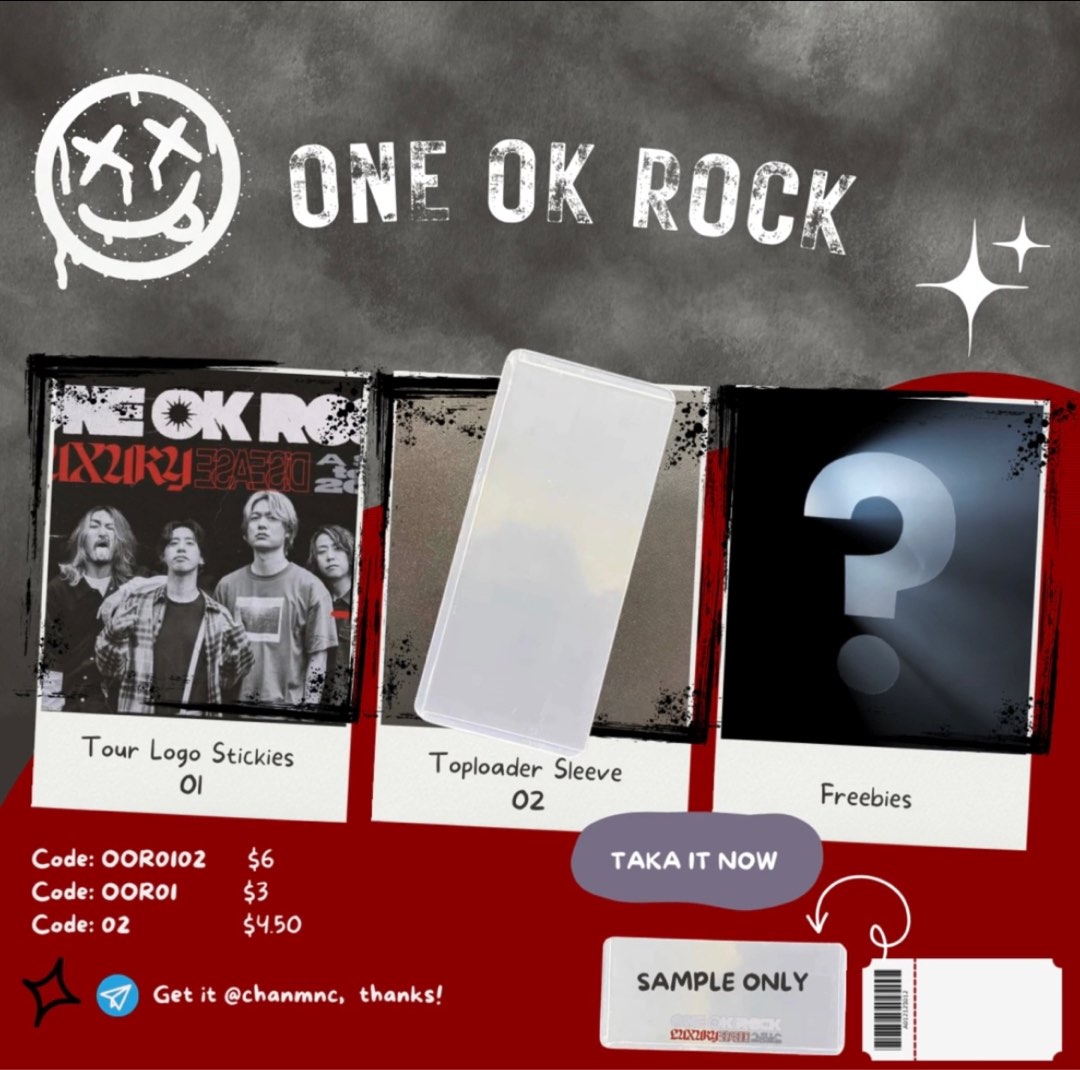 [TOPLOADER] ONE OK ROCK: , Video Gaming, Gaming Accessories, Game Gift Cards & Accounts on Carousell