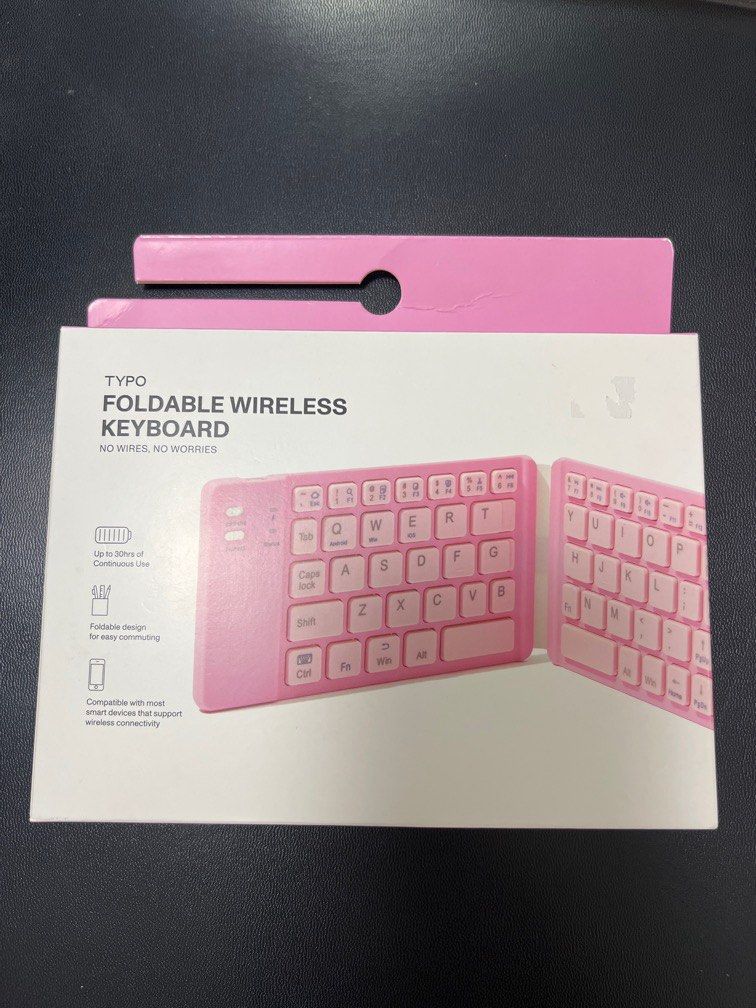 Typo Foldable Wireless Keyboard Computers And Tech Parts And Accessories