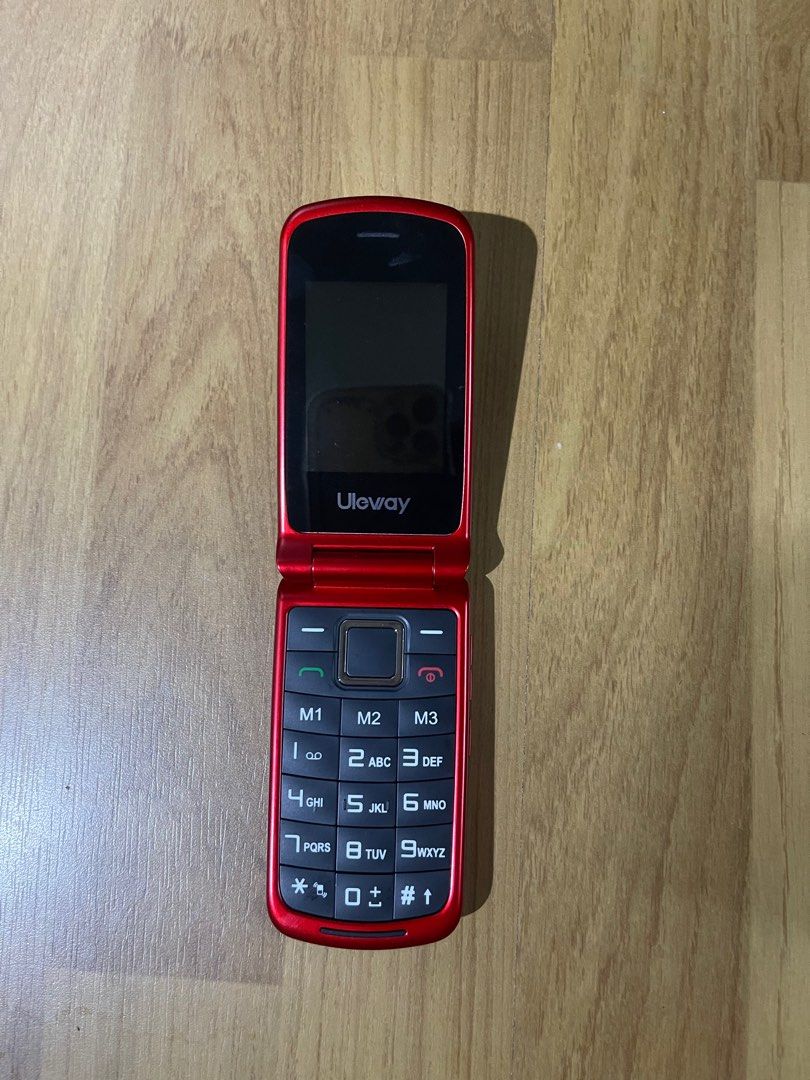 Uleway 2G Big Button Flip Mobile Phone Sim Free Unlocked Simple ...