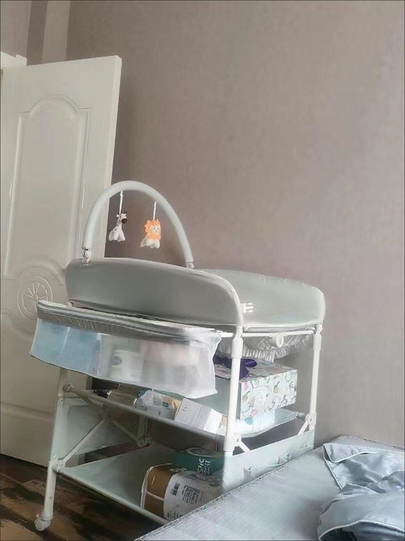 ULOP multifunctional foldable diaper table, Babies & Kids, Baby Nursery ...