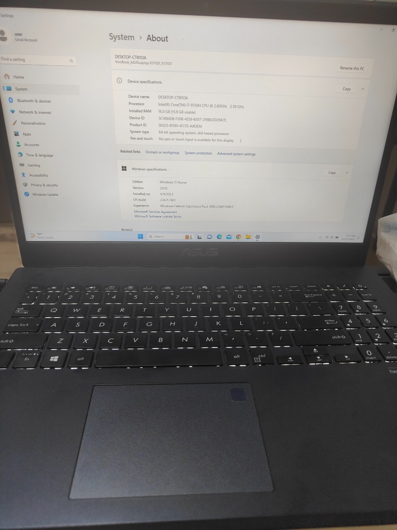 Used 15.6inch Asus i7 laptop, Computers & Tech, Laptops & Notebooks on ...