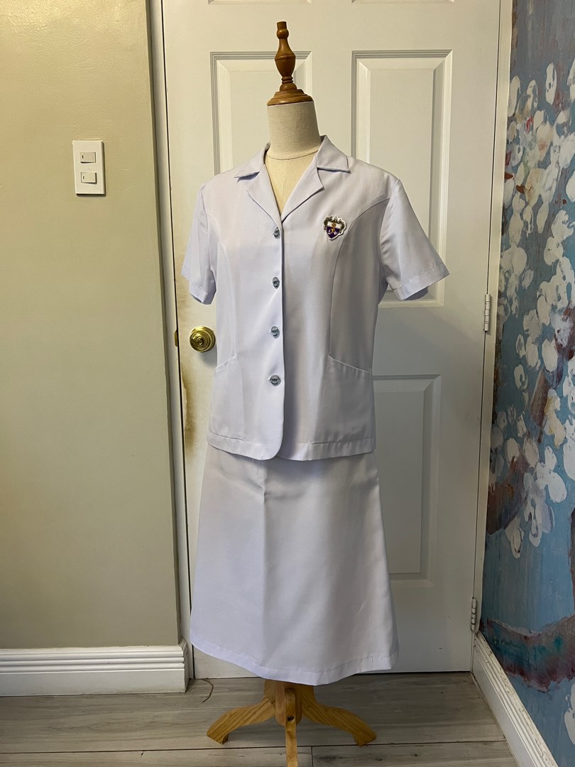 UST Faculty of Pharmacy Set A uniform, Women's Fashion, Dresses & Sets ...