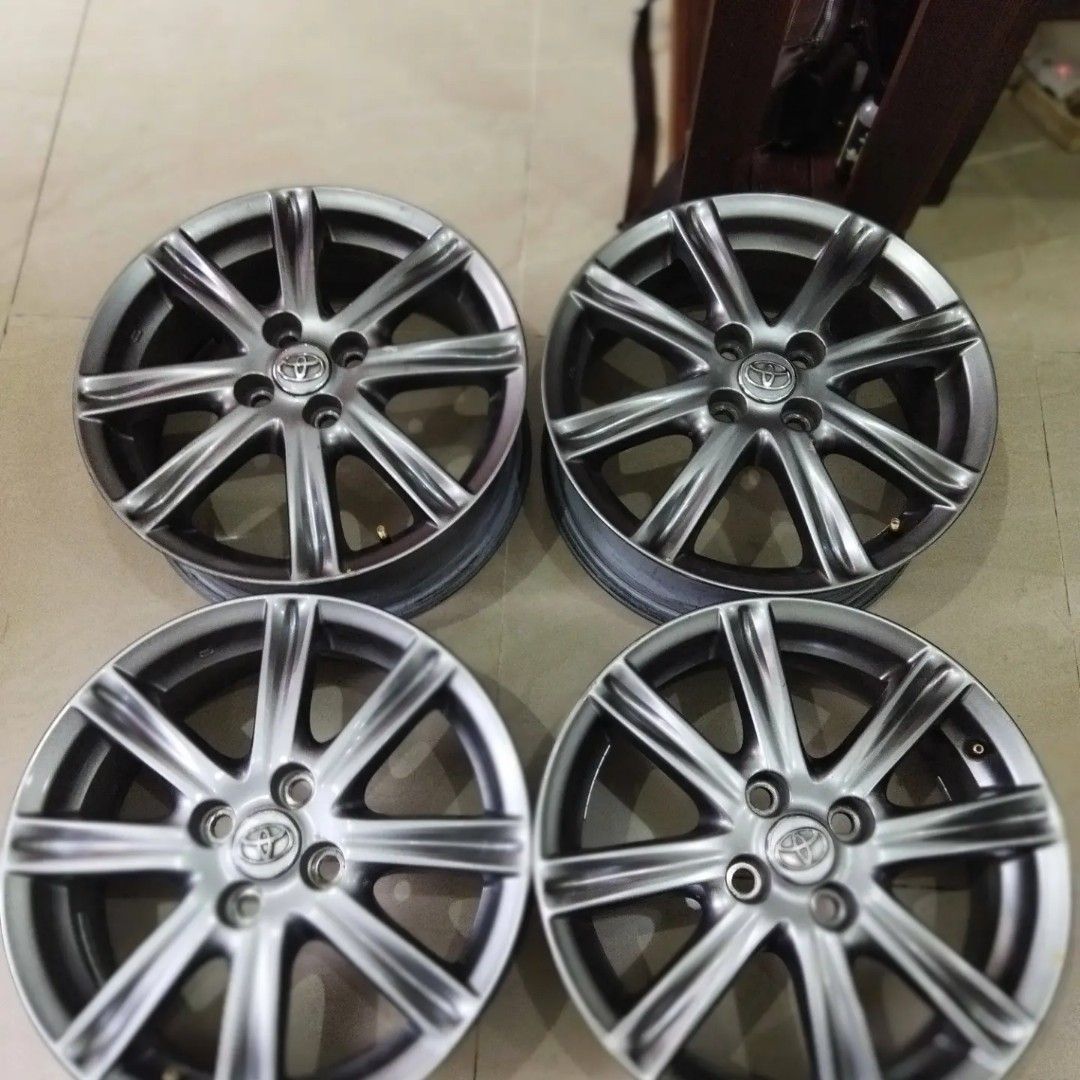 Velg Mobil oem original Toyota Yaris lele, Aksesoris Mobil di Carousell