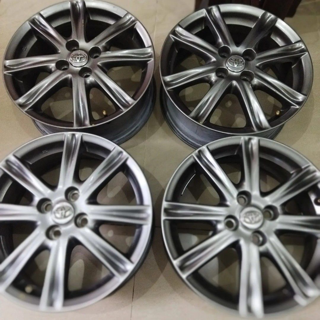Velg Mobil oem original Toyota Yaris lele, Aksesoris Mobil di Carousell