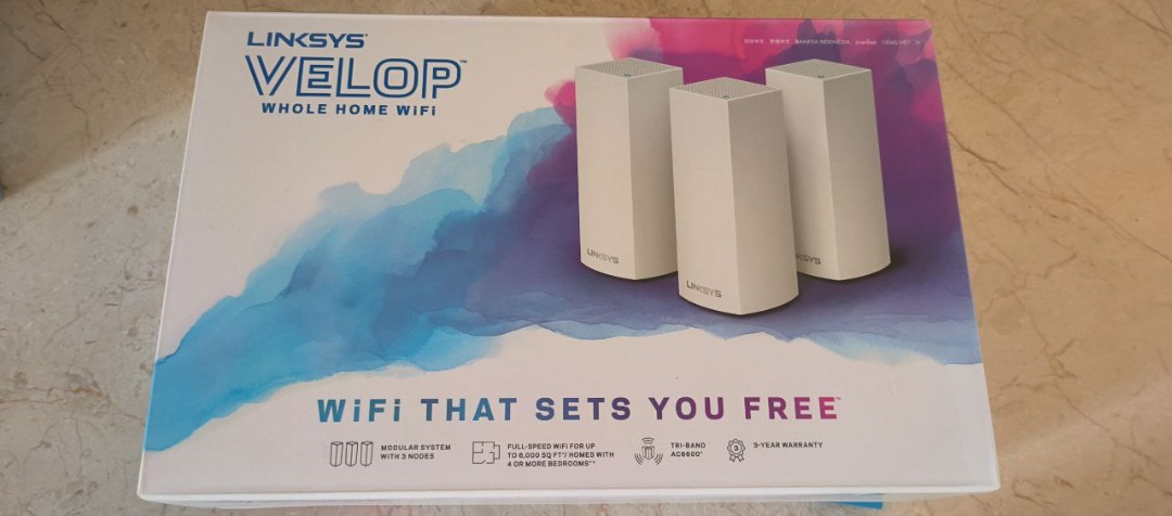 Velop AC6600 3 Nodes, Computers & Tech, Parts & Accessories, Networking on Carousell