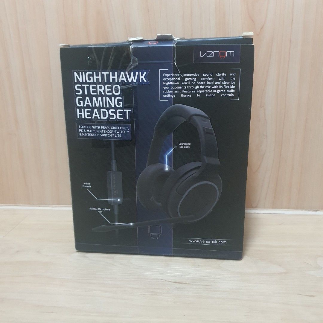 Venom Nighthawk Stereo Gaming Headset, Audio, Headphones & Headsets on ...