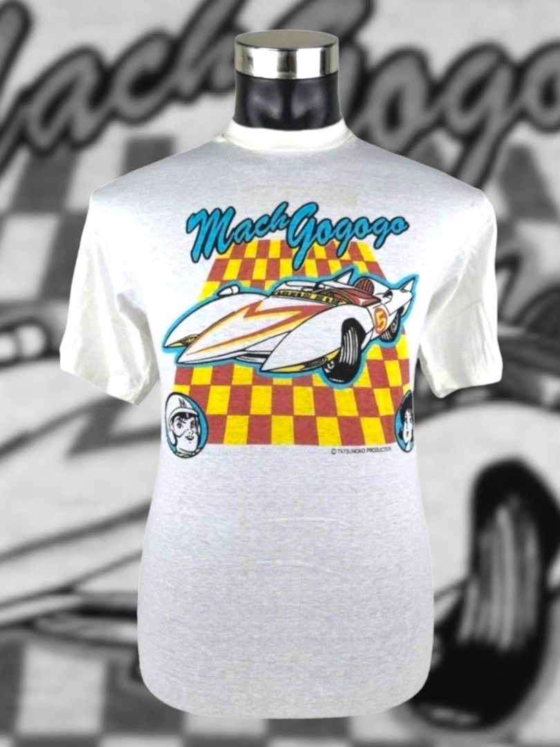 Vintage anime cartoon speed racer 90s, Men's Fashion, Tops & Sets ...