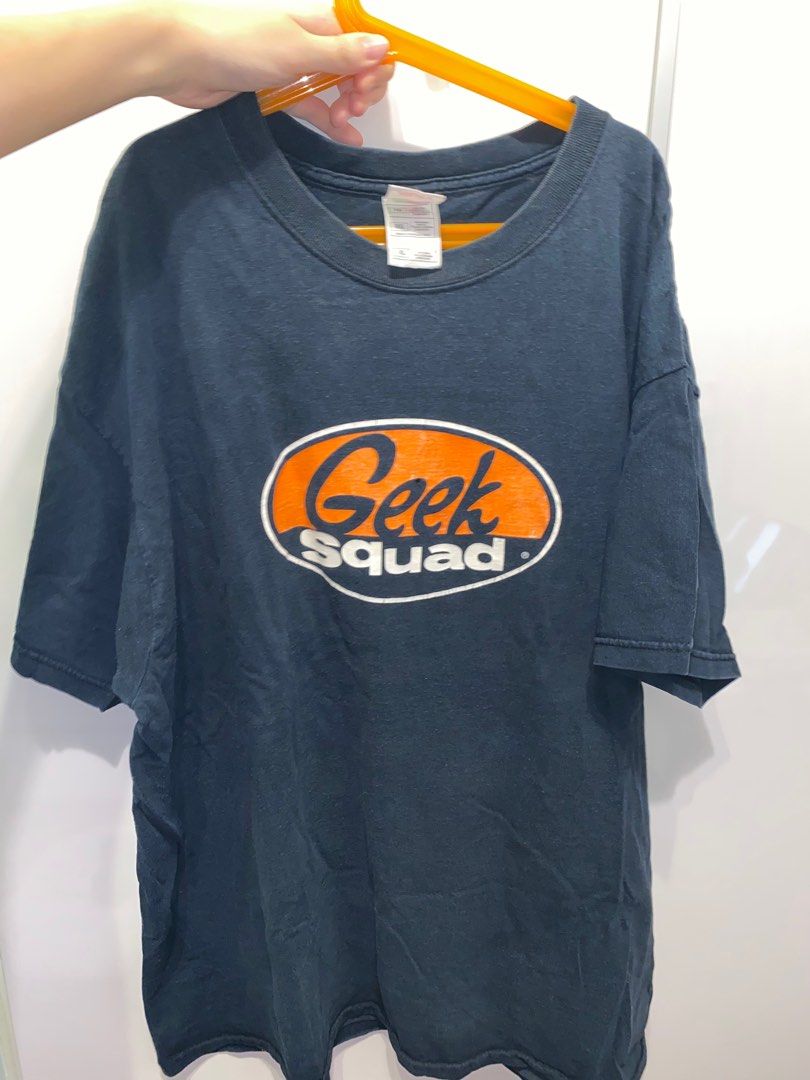 vintage fruit of the loom geek squad shirt, Men's Fashion, Tops & Sets ...
