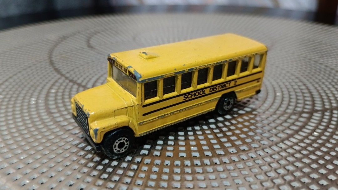Vintage Matchbox School Bus 1985, Hobbies & Toys, Toys & Games on Carousell