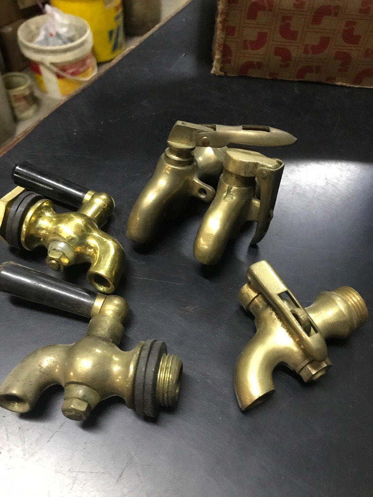 Water bib tap gold, Furniture & Home Living, Gardening, Hose and ...