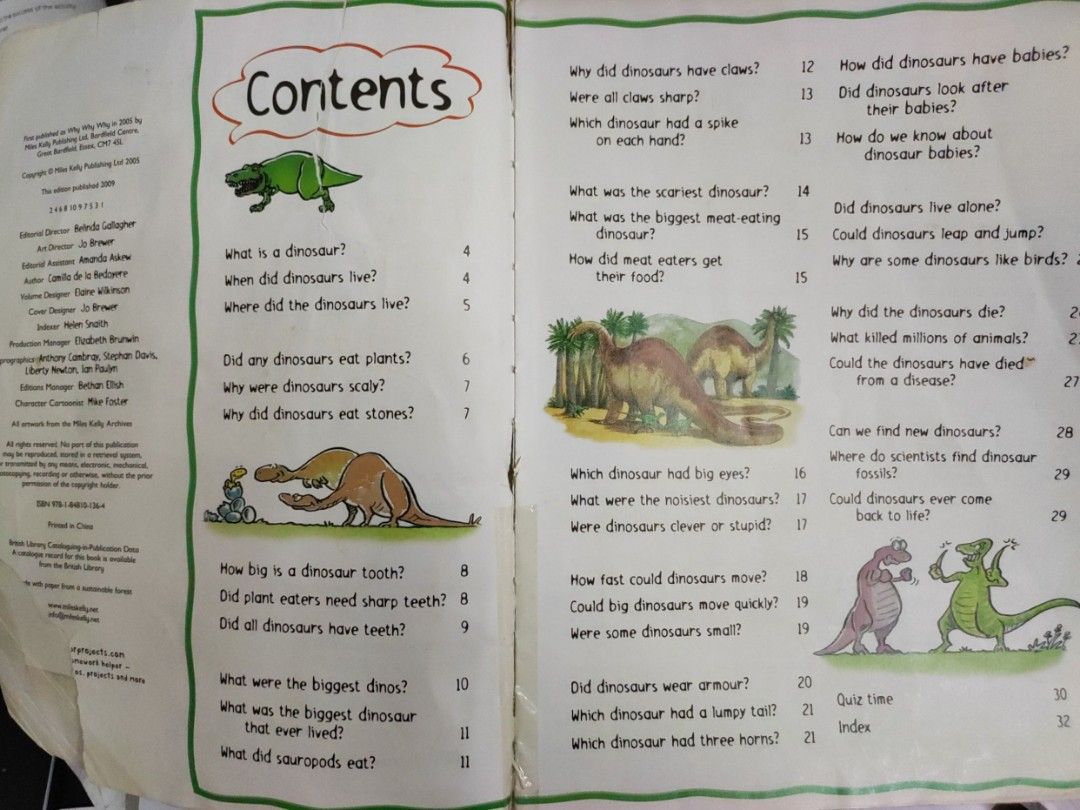 Why were dinosaurs scaly?, Hobbies & Toys, Books & Magazines, Children ...