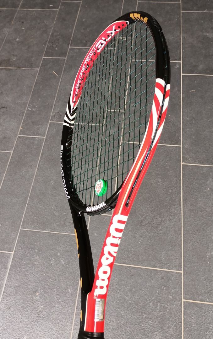 Wilson BLX six one team + New set of maltifilament strings, Sports ...