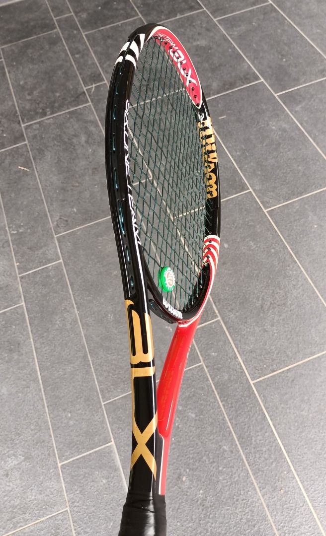 Wilson BLX six one team + New set of maltifilament strings, Sports ...