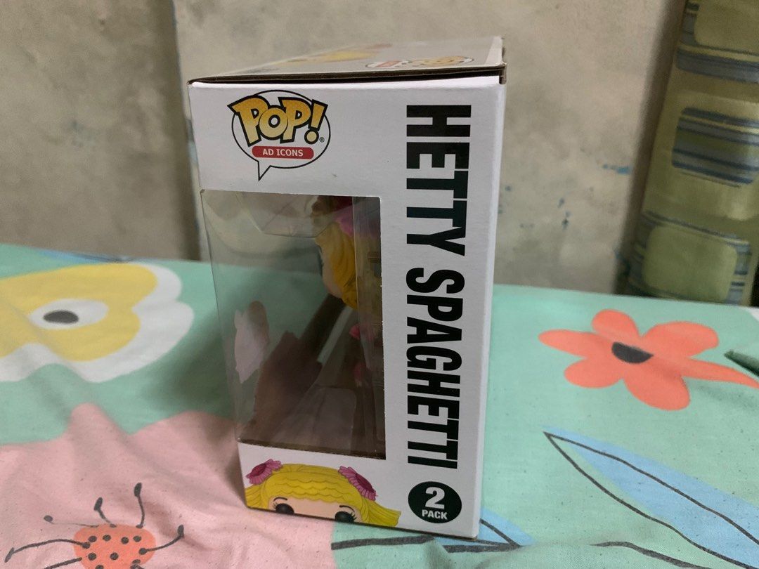 (WITH FREEBIE) JOLLIBEE & HETTY 2 PACK SPAGHETTI 2 PACK FUNKO, Hobbies ...