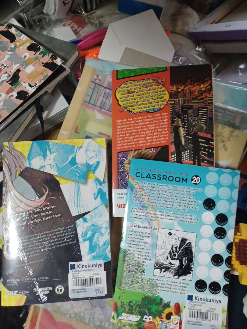 wts manga: assasination classroom, kaguya sama love is a war, my hero ...