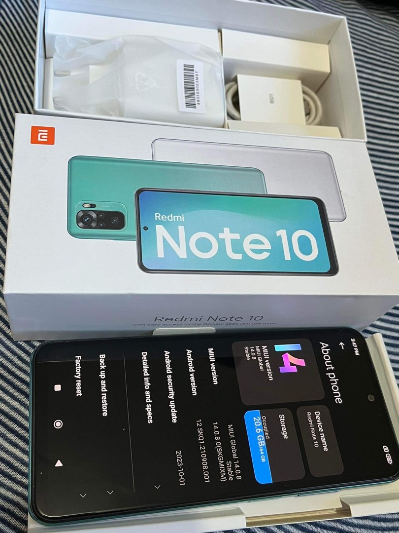 Xiaomi Redmi Note 10 4GB + 64GB Global Version, Mobile Phones & Gadgets ...