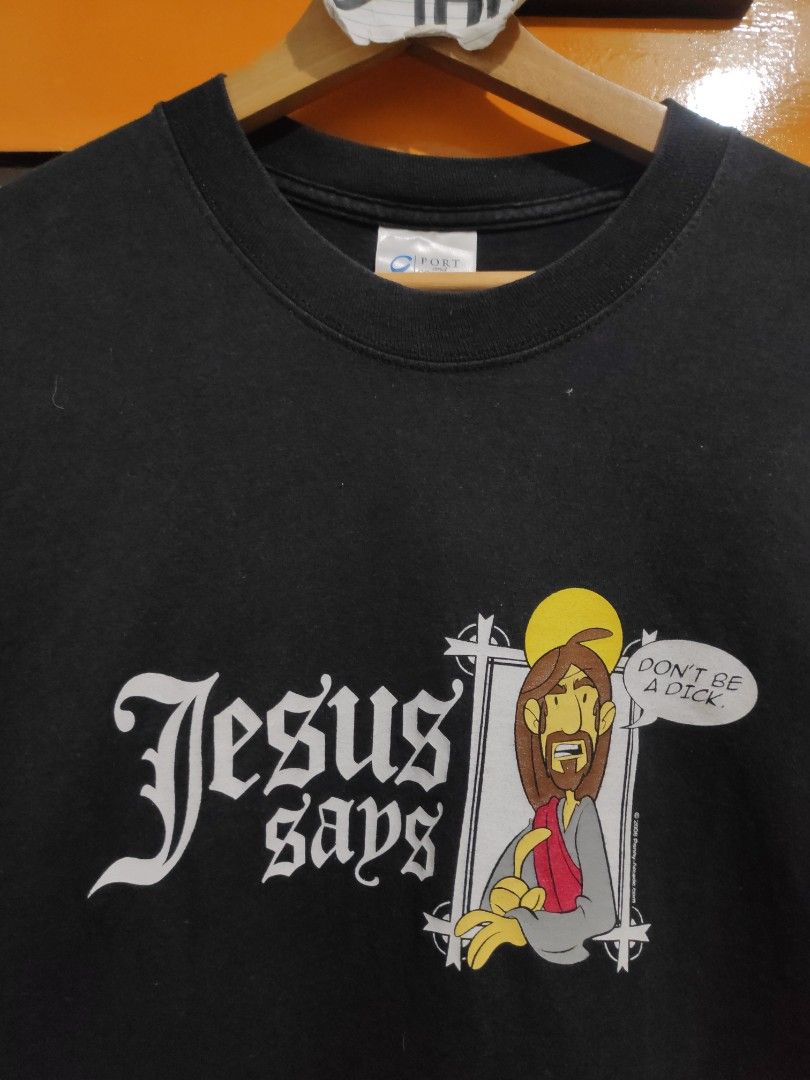 Y2K JESUS TEE, Men's Fashion, Tops & Sets, Tshirts & Polo Shirts on ...