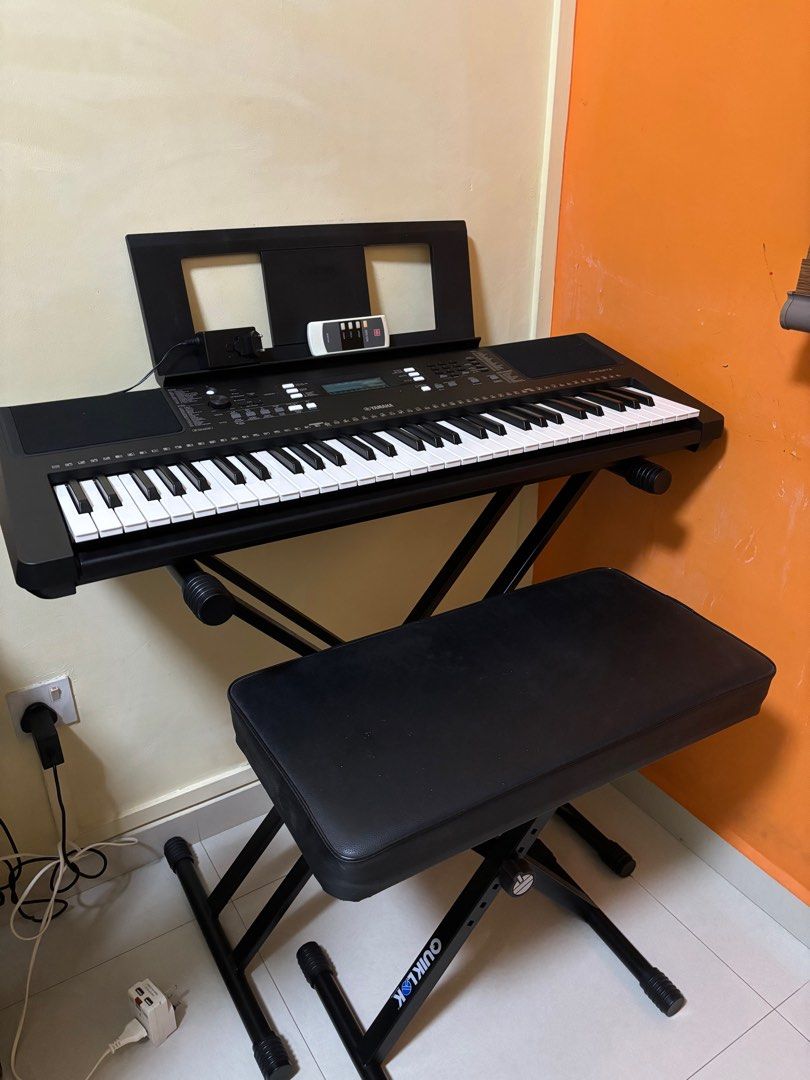 YAMAHA KEYBOARD PSR-E373 61-KEYS PORTABLE KEYBOARD, Hobbies & Toys ...