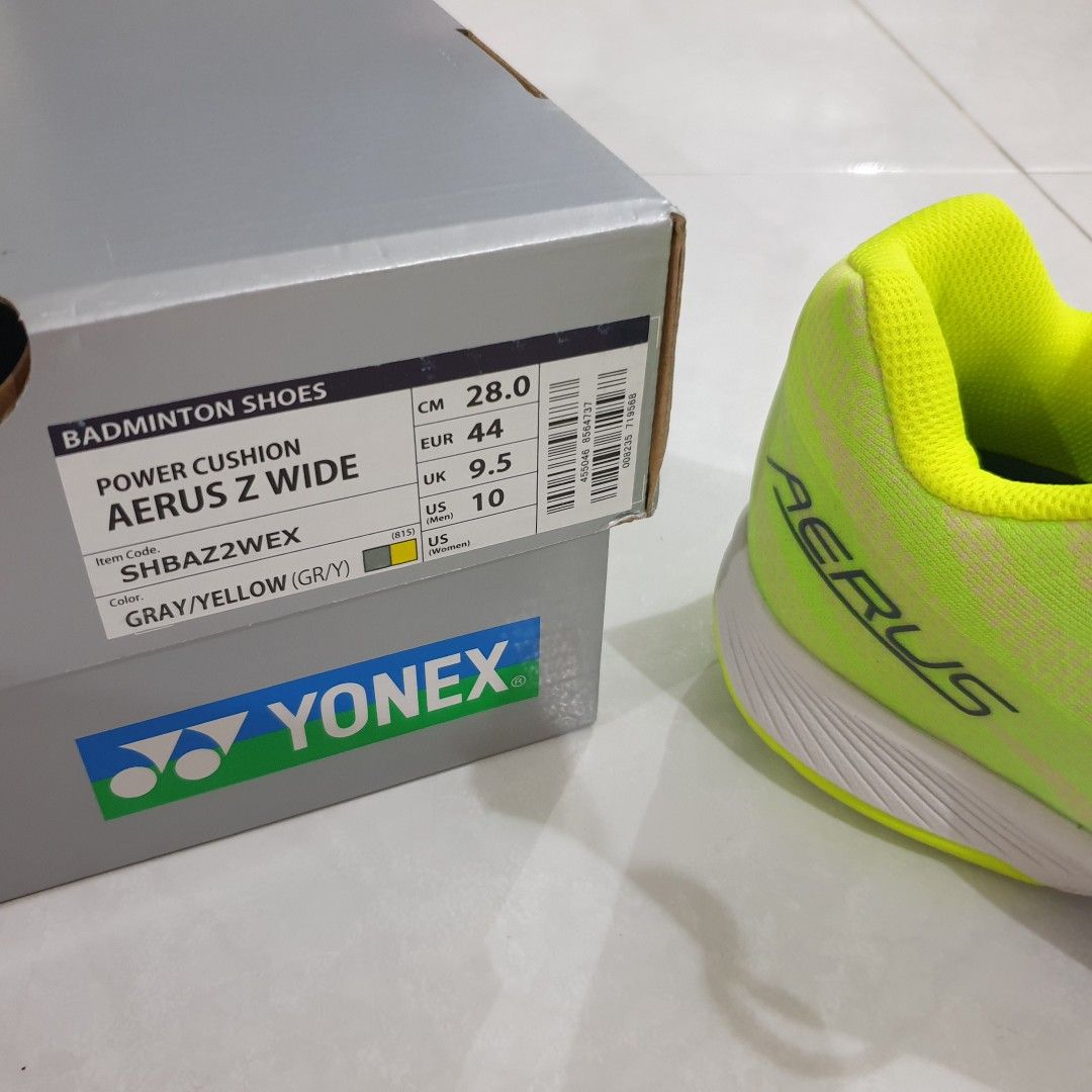 Yonex Aerus Z2 Wide Badminton Shoes Power Cushion SHBAZ2WEX, Sports ...