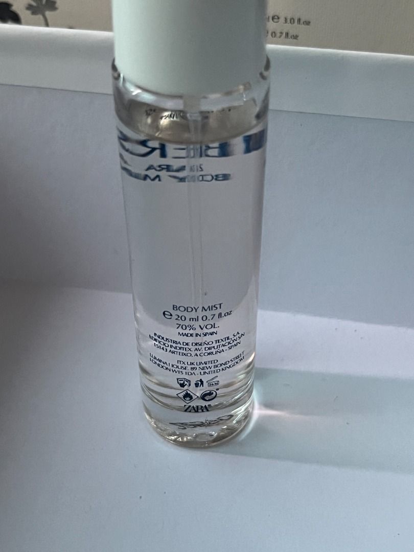 ZARA Tuberose Body Mist 20ml, Beauty & Personal Care, Fragrance ...