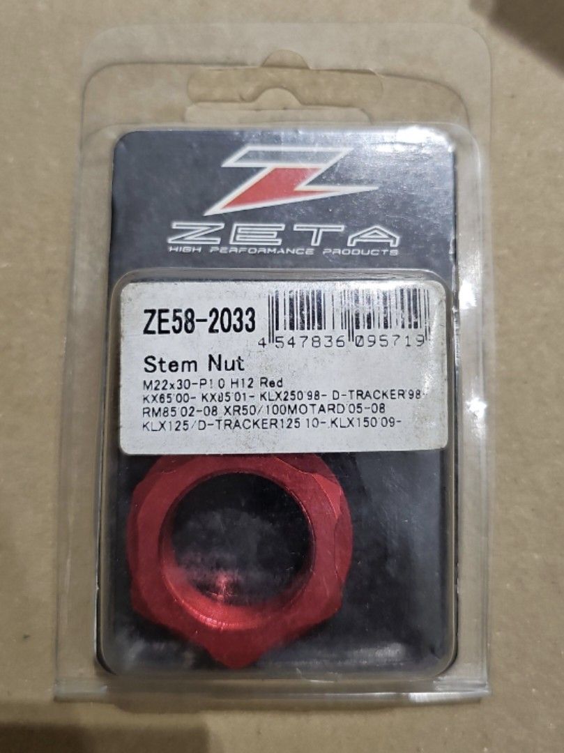 Zeta Aluminium Nut, Motorcycles, Motorcycle Accessories on Carousell