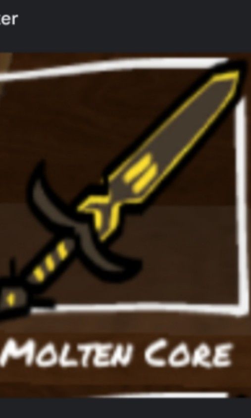 ZO roblox molten sword, Video Gaming, Gaming Accessories, In-Game ...