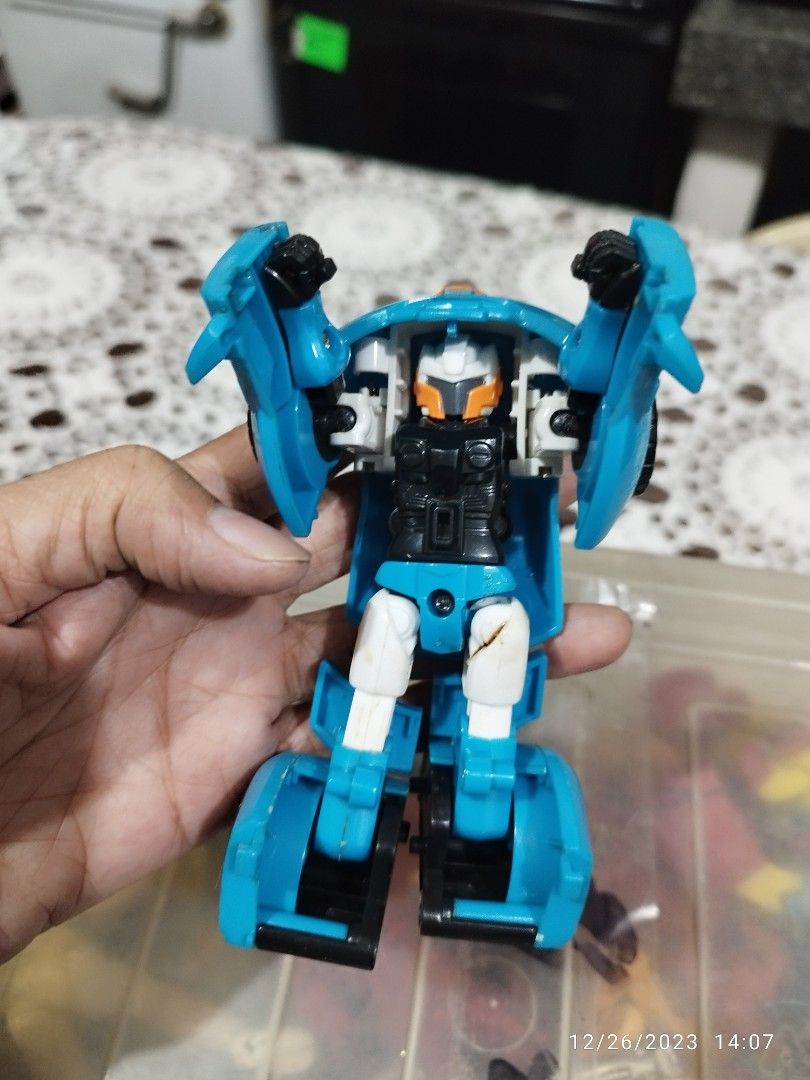 2 Tobot Evolution mini Y blue transforming robot cars Japanese ...