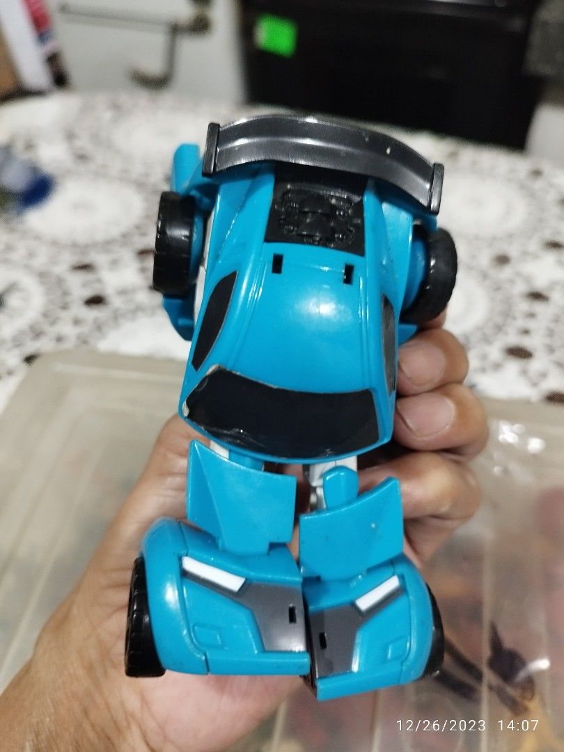 2 Tobot Evolution mini Y blue transforming robot cars Japanese ...