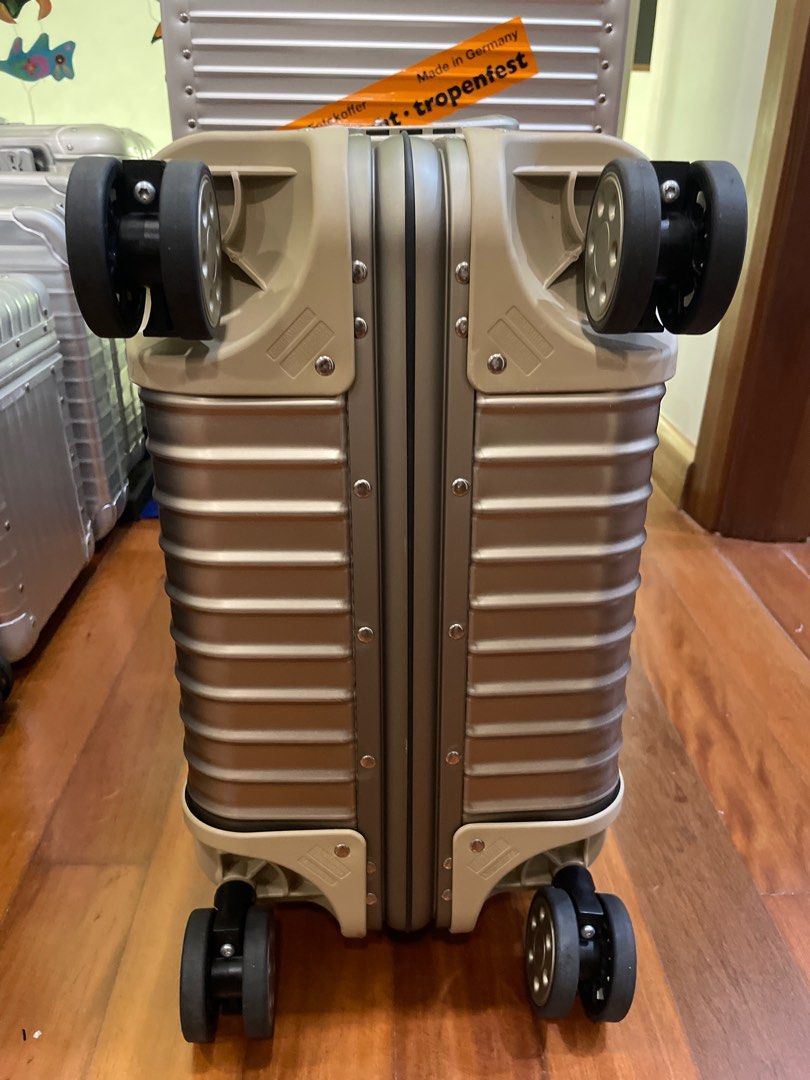 45L Rimowa Topas Titanium Cabin Plus, Hobbies & Toys, Travel, Luggage on Carousell