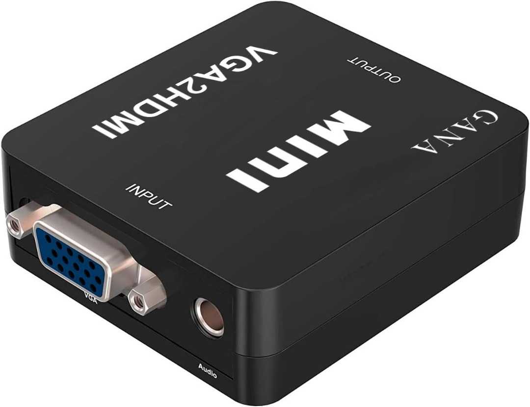 [5042] GANA VGA to HDMI Converter VGA to HDMI Adapter 1080P HDTV with ...