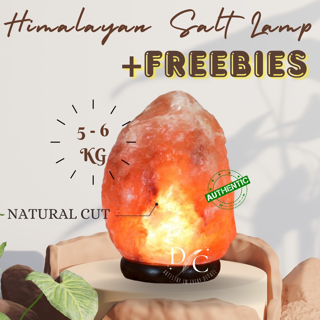 5-6KG AUTHENTIC FROM PAKISTAN CRYSTAL SALT LAMP, Furniture & Home ...