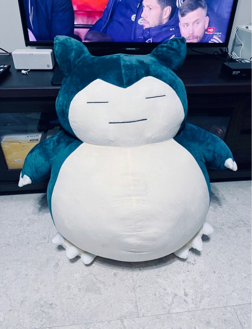 80cm Snorlax Plush Toy, Hobbies & Toys, Toys & Games on Carousell