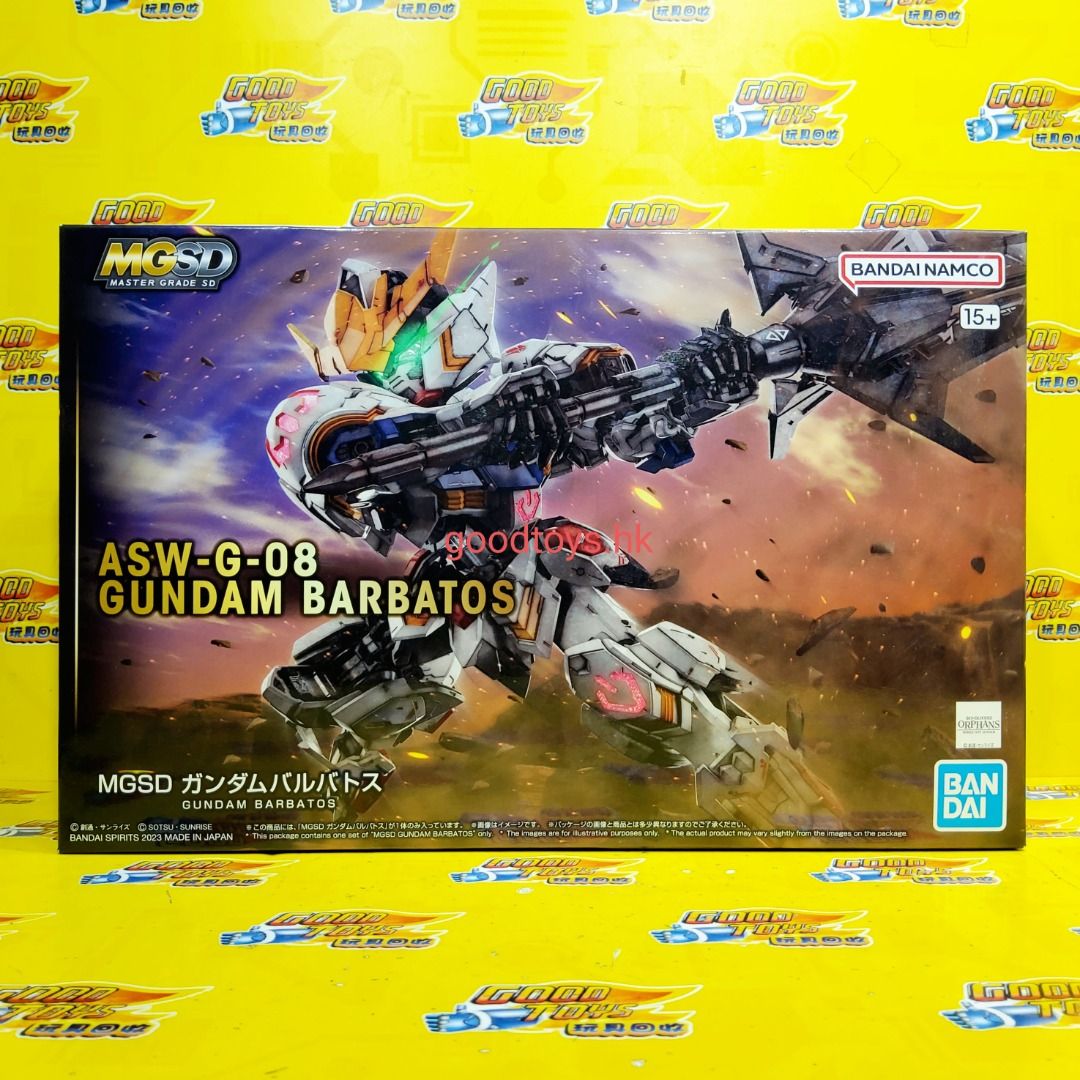 全新未砌 BANDAI SD高達BB戰士 MGSD 模型 ASW-G-08 GUNDAM BARBATOS 巴巴托斯, 興趣及遊戲, 玩具 & 遊戲類 - Carousell