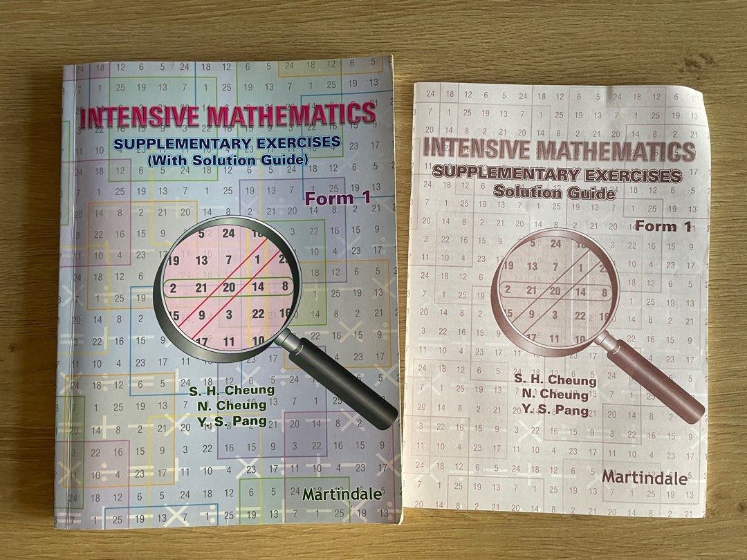 中一數學練習 Intensive Mathematics Form 1, 興趣及遊戲, 書本 & 文具, 教科書 - Carousell