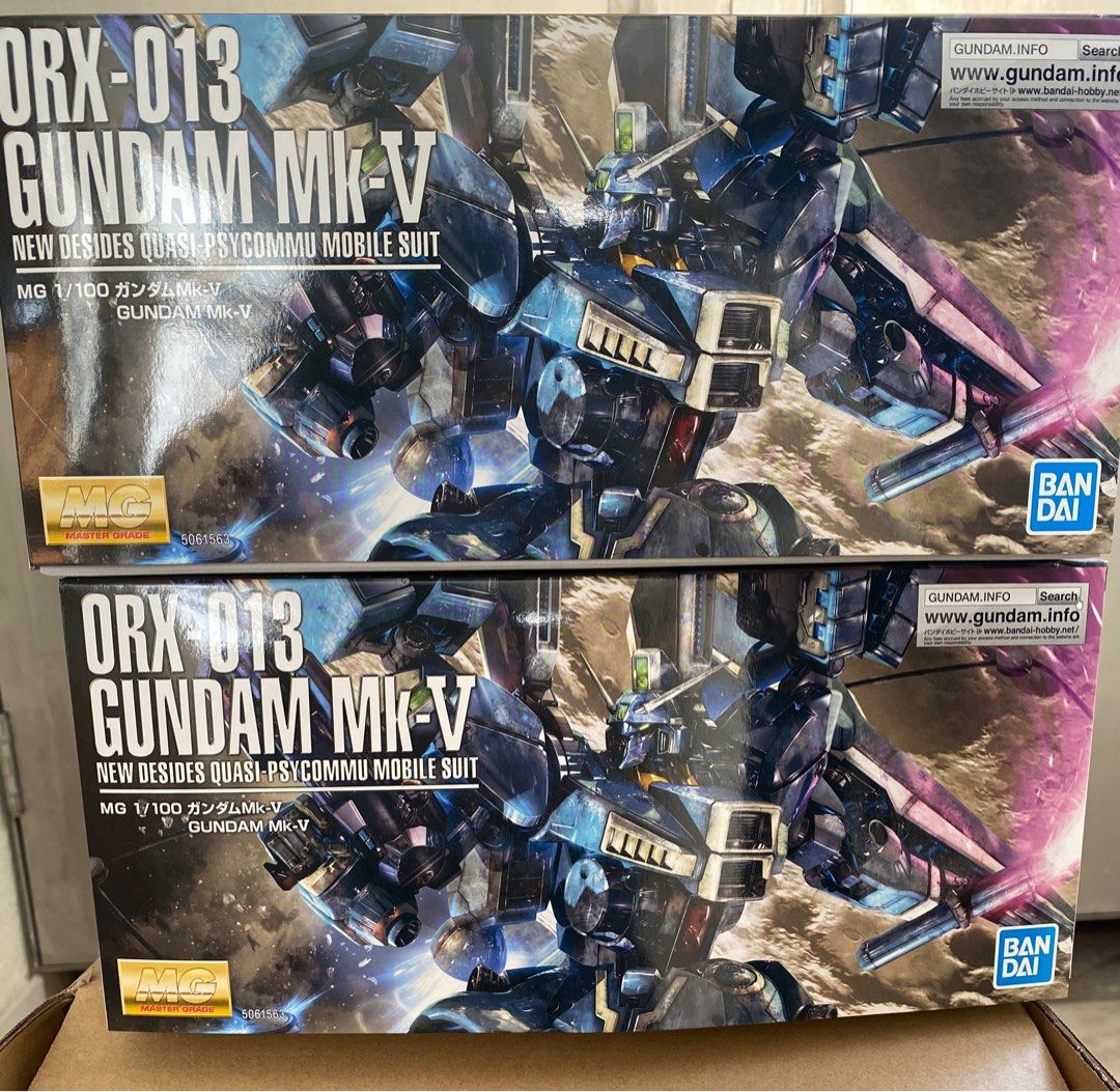 全新 MG 1/100 GUNDAM Mk-V, 興趣及遊戲, 玩具 & 遊戲類 - Carousell
