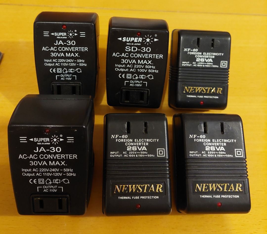 AC/AC Converter (Super + Newstar), 家庭電器, 轉插器及插頭 - Carousell